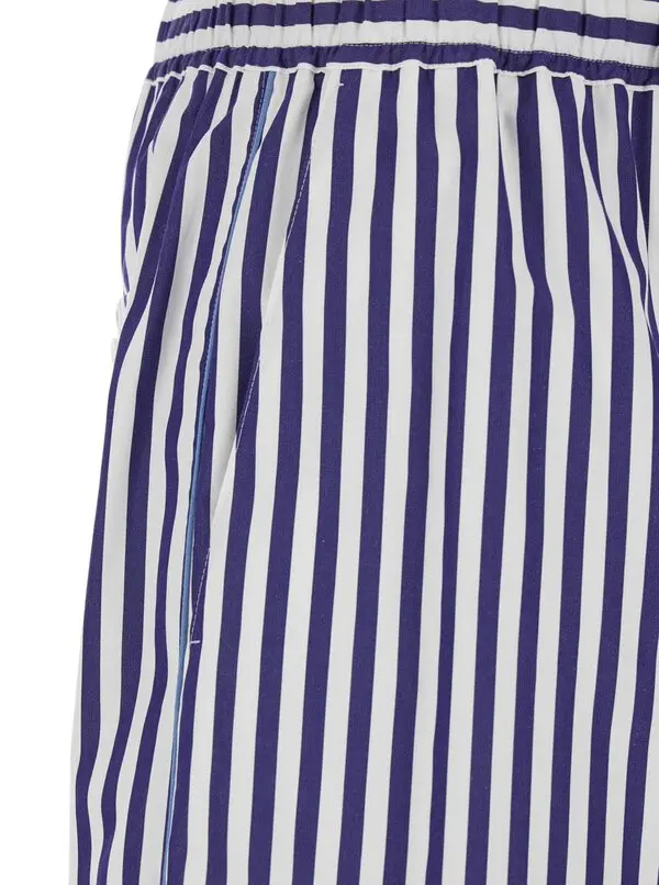 Dolce & Gabbana Cotton Striped Bermuda Shorts - Multicolor