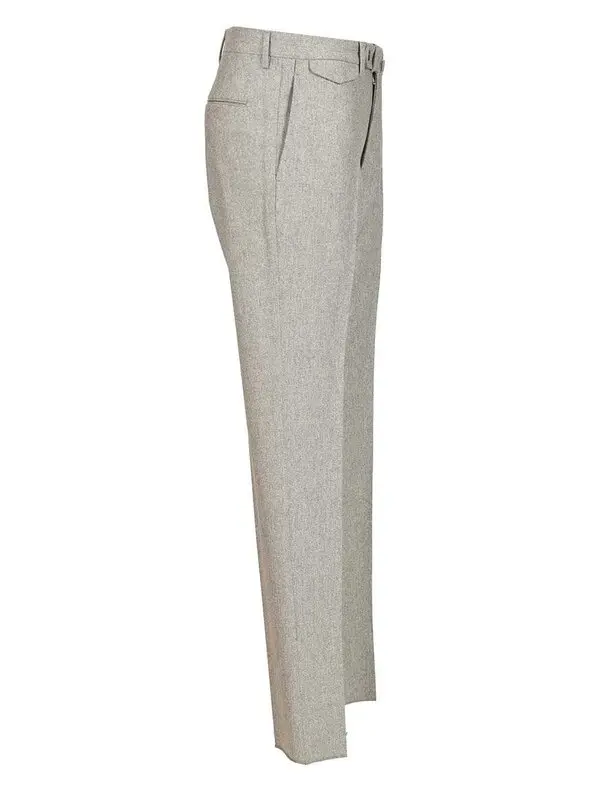Tagliatore Flannel Trousers - Gray