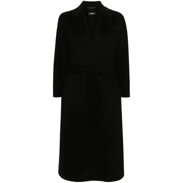 Max Mara Coats Oversized Coats - Black