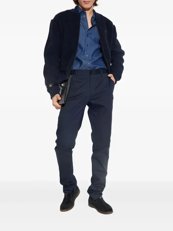 Etro Embroidered Logo Cotton Shirt