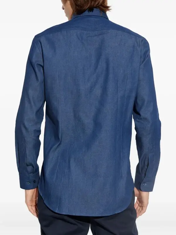Etro Embroidered Logo Cotton Shirt
