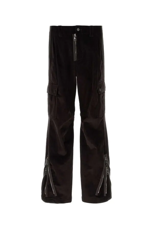 Dolce & Gabbana Dark Corduroy Cargo Pant