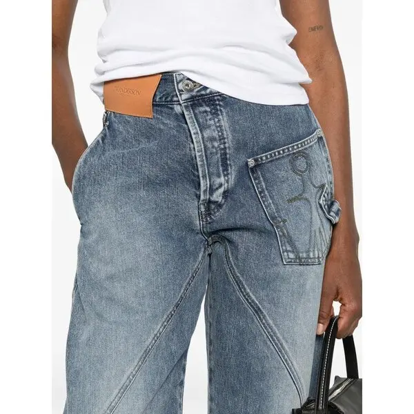 JW Anderson Denim Straight-leg Jeans - Blue