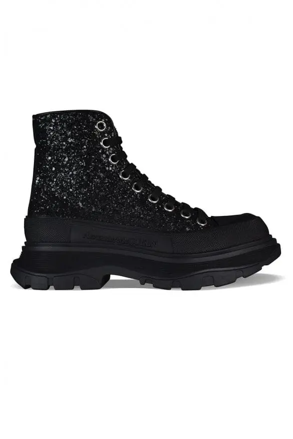 Alexander McQueen Tread Slick High Sneakers - Black