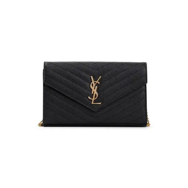 Saint Laurent Chain Wallet - Black