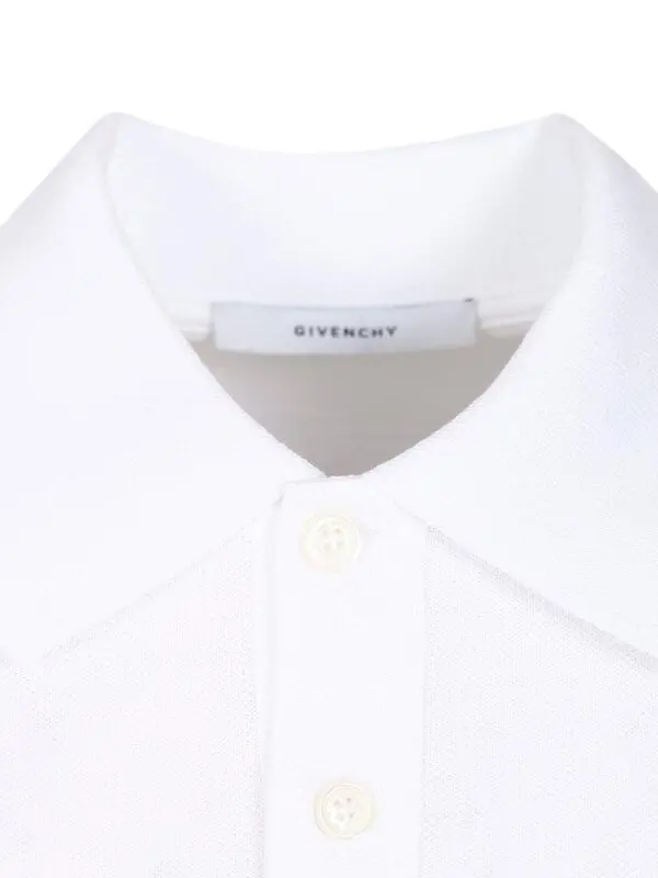 Givenchy Regular Fit Short-sleeved Polo Shirt - White