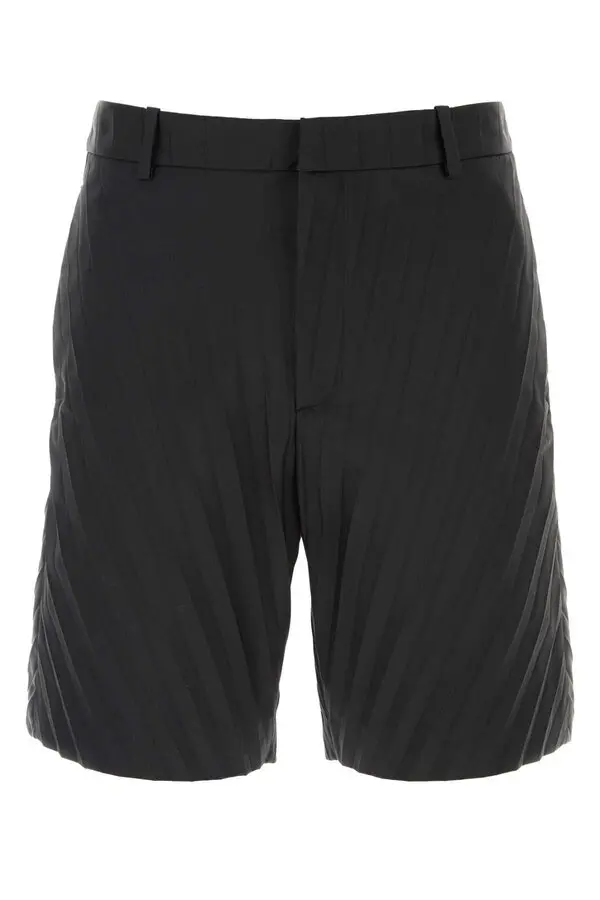 Valentino Garavani Nylon Bermuda Shorts - Black