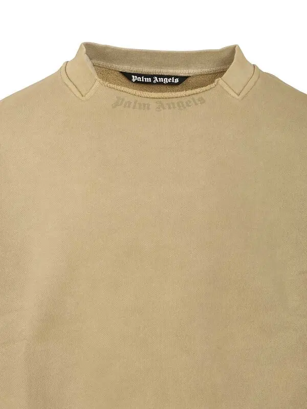 Palm Angels Curved Logo Sweatshirt