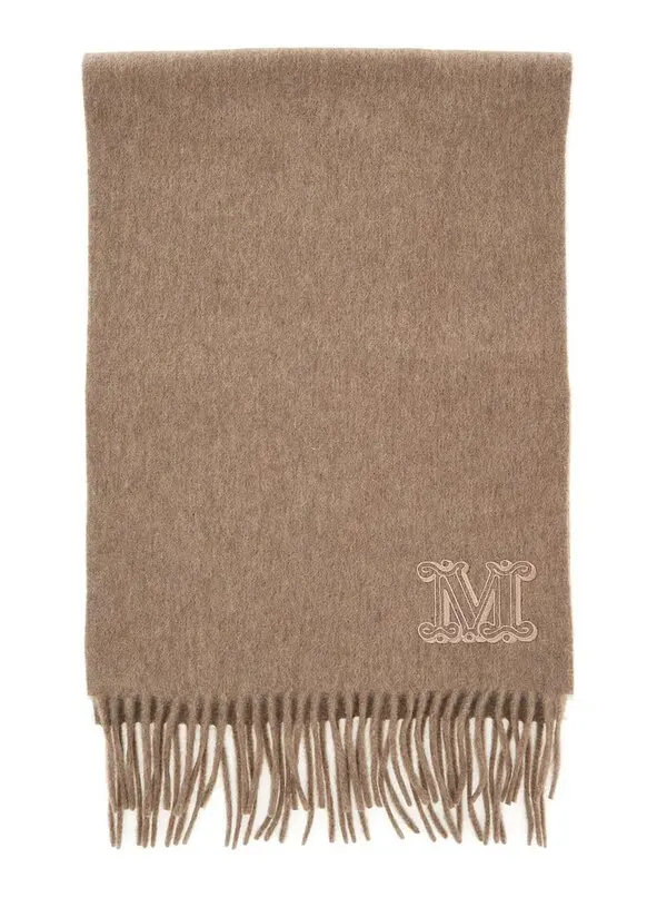 Max Mara Wsdalia Is A Beige Scarf In Tech Fabric And - Cream