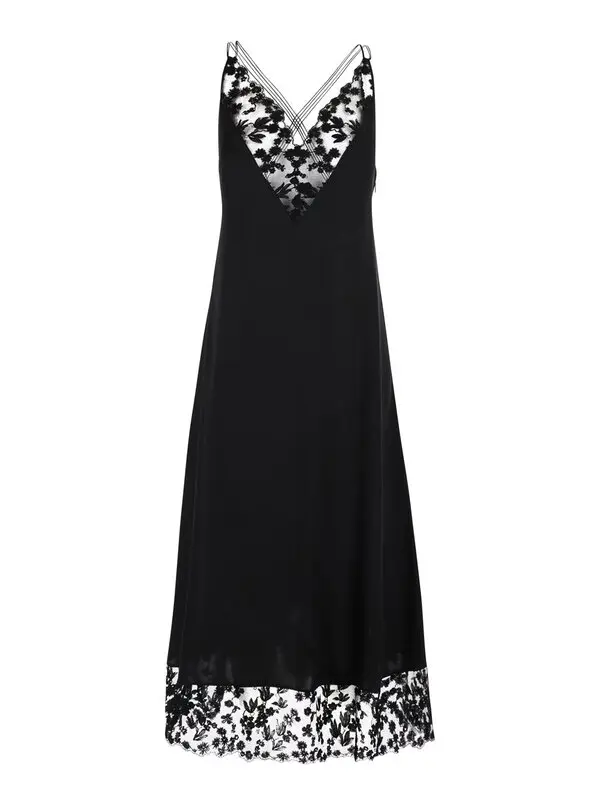 Fendi Silk Midi Dress - Multicolor