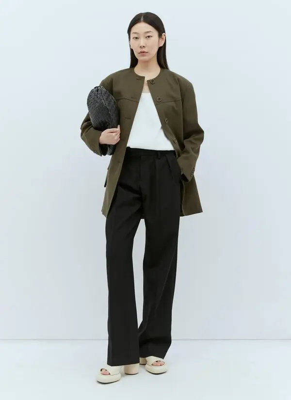 Max Mara Woven Paneled Jacket