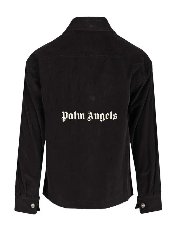 Palm Angels Corduroy Shirt Jacket - Gray