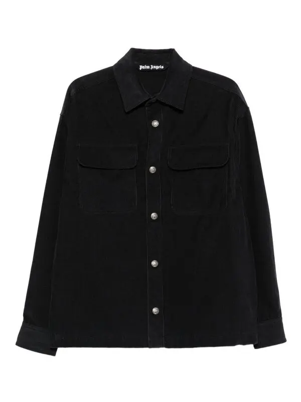 Palm Angels Corduroy Shirt Jacket - Gray