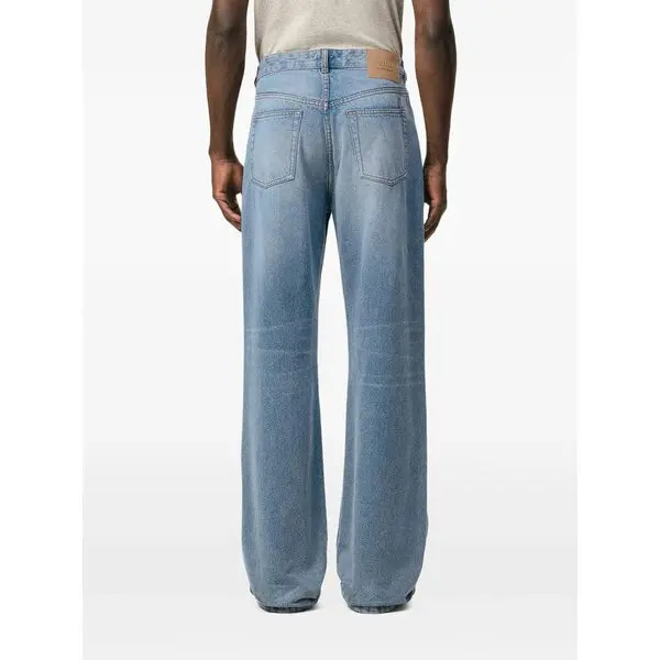 AMI Paris Wide-leg Jeans - Blue