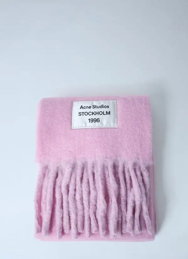 Acne Studios Fringed Wool-blend Scarf