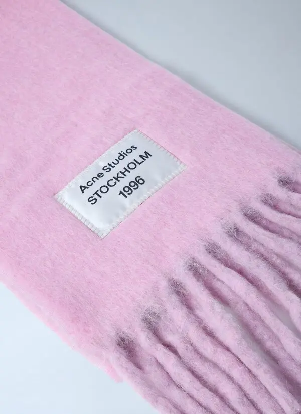 Acne Studios Fringed Wool-blend Scarf