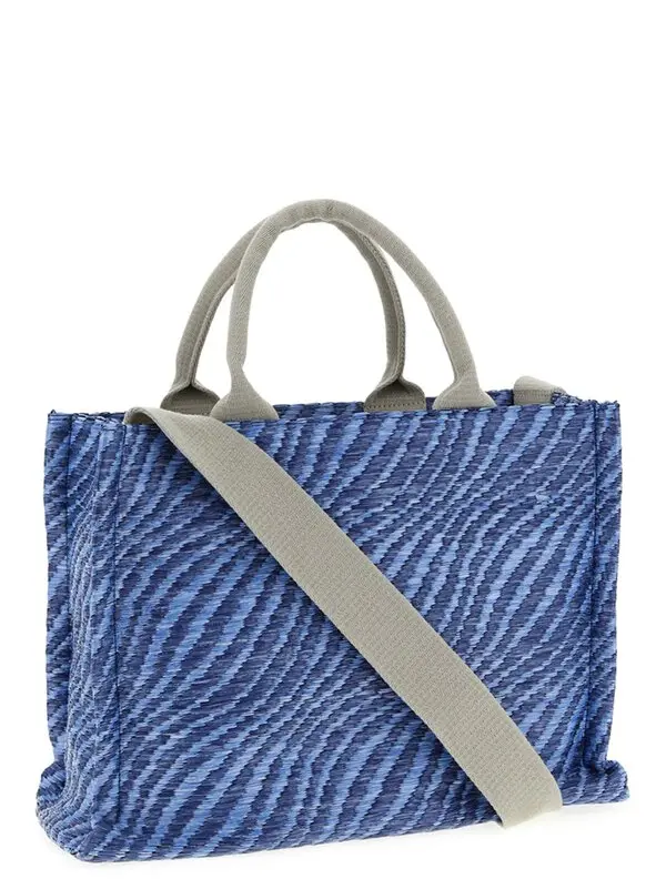 Marni Raffia Handbag - Blue