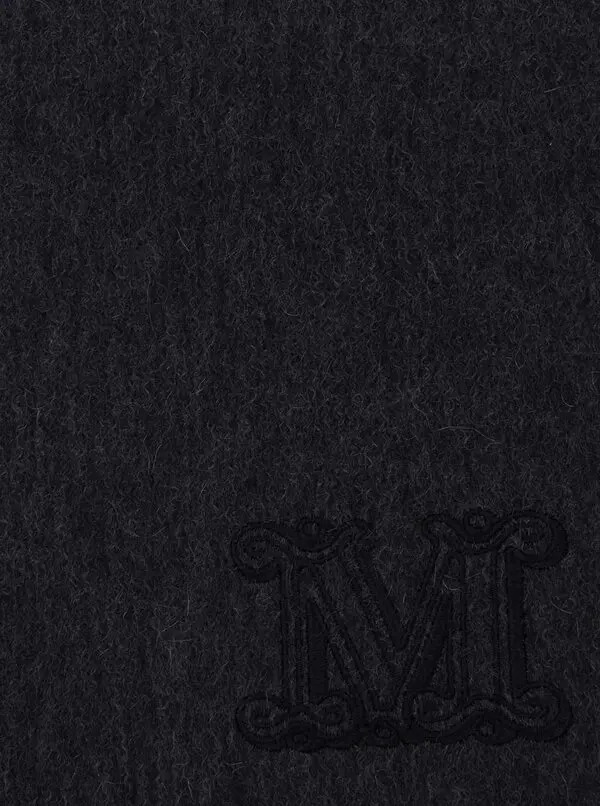 Max Mara Wsdalia Scarf With Tech Fabric Details For - Gray