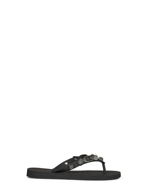 Balenciaga Recycled Rubber Cagole Thong Sandals - Multicolor