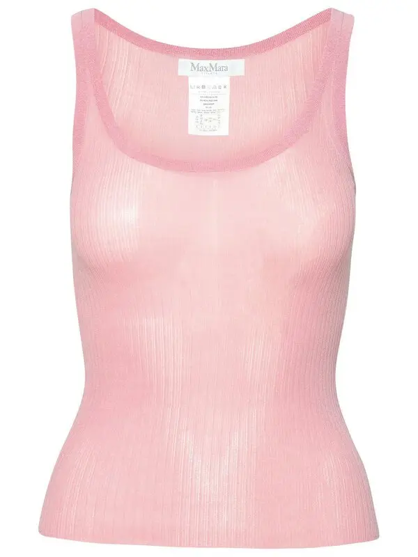 Max Mara Bastia' Silk Tank Top
