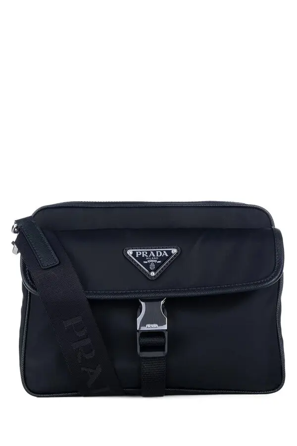 Prada Crossbody Bag With Buckle Closure