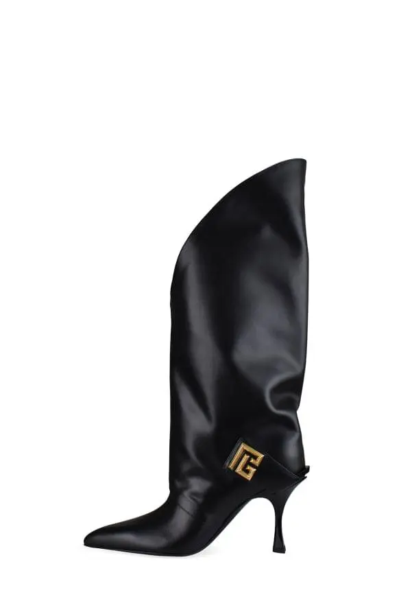 Balmain Twist Heeled Boots