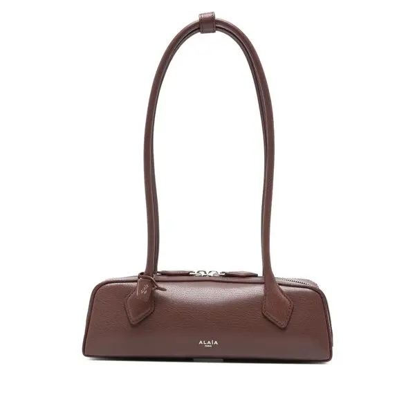 Alaïa Calf Leather Shoulder Bag - Brown