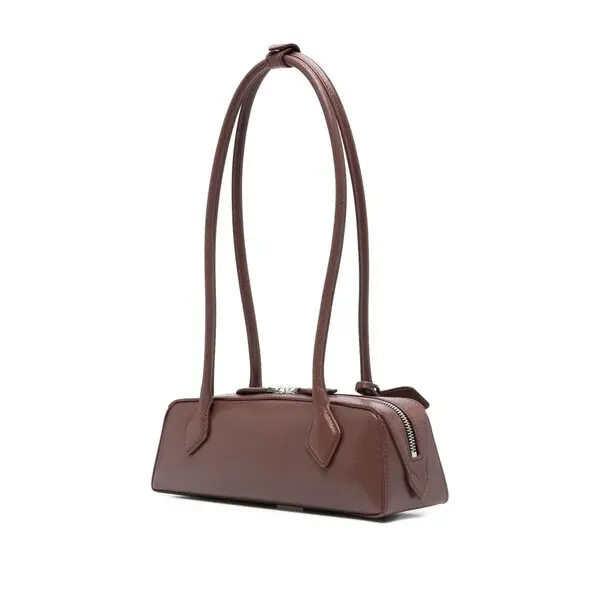 Alaïa Calf Leather Shoulder Bag - Brown