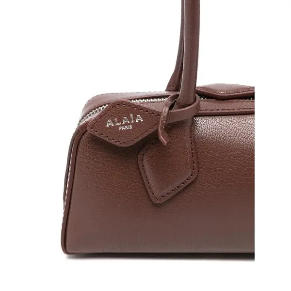 Alaïa Calf Leather Shoulder Bag - Brown
