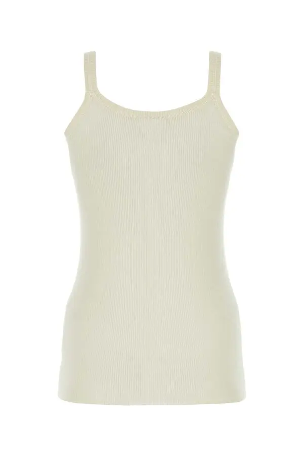 Bottega Veneta Wool Tank Top - White