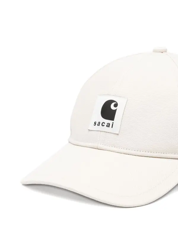 SACAI X CARHARTT WIP Logo Cotton Baseball Cap