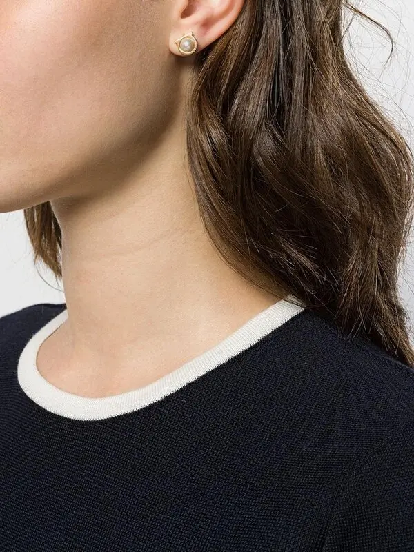 FERRAGAMO Gancini Pearl Earrings