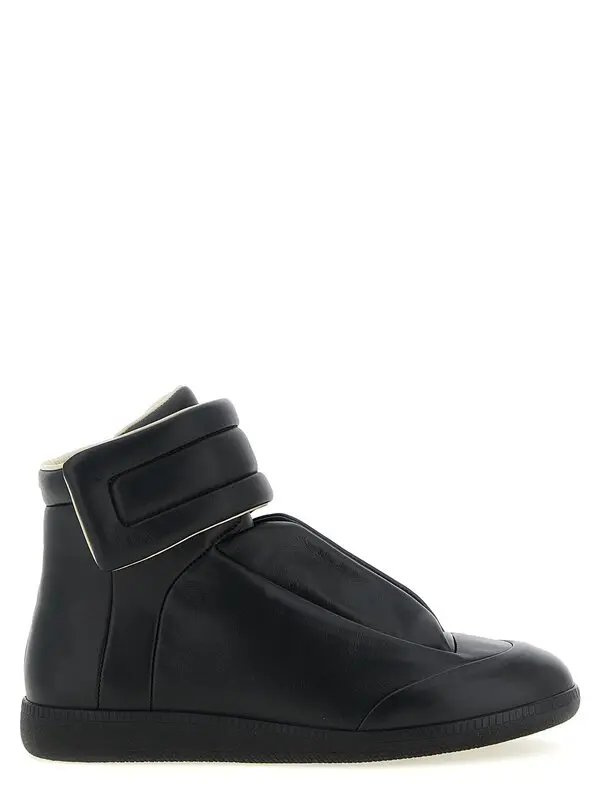 MAISON MARGIELA Future Leather Sneakers - Black