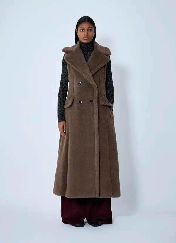 Max Mara Double-breasted Gilet - Brown