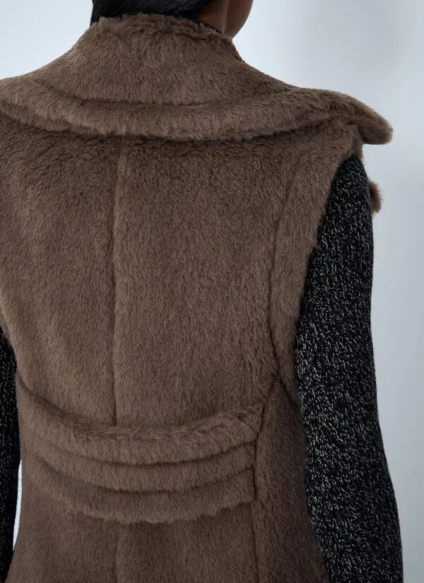 Max Mara Double-breasted Gilet - Brown