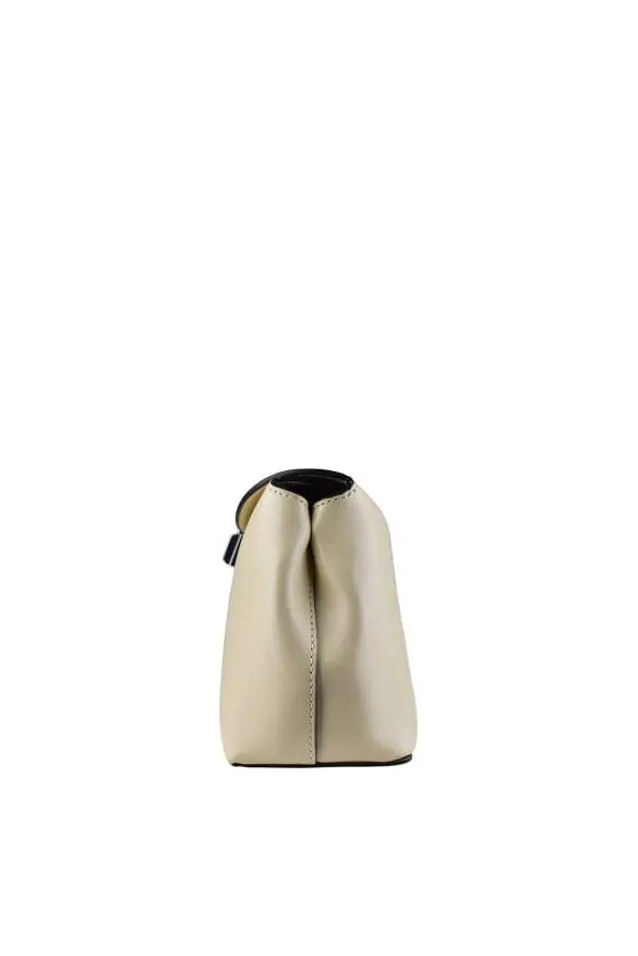 TOTEME T-lock Clutch - Cream