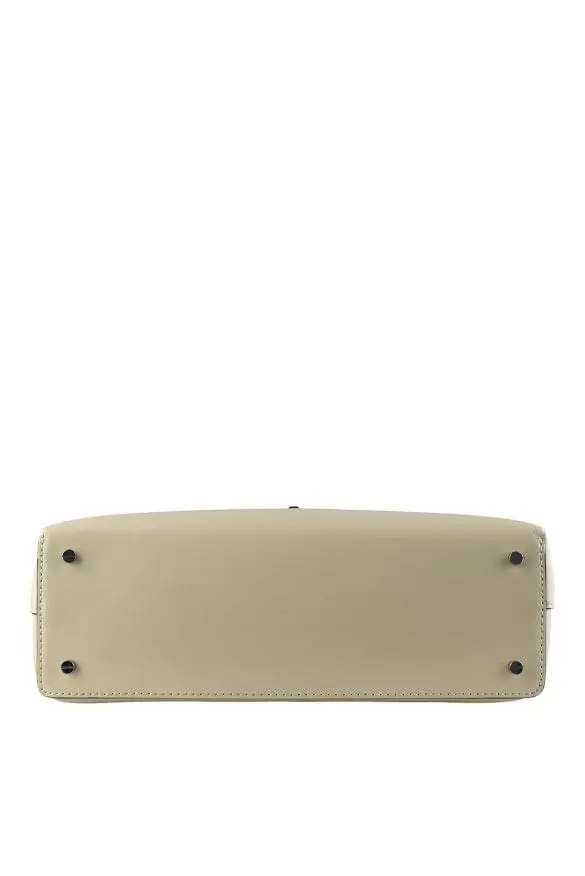 TOTEME T-lock Clutch - Cream