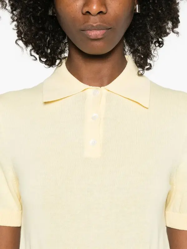 A.p.c. Cotton Polo Shirt With Jacquard Logo - Multicolor