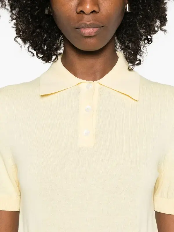 A.p.c. Cotton Polo Shirt With Jacquard Logo - Multicolor