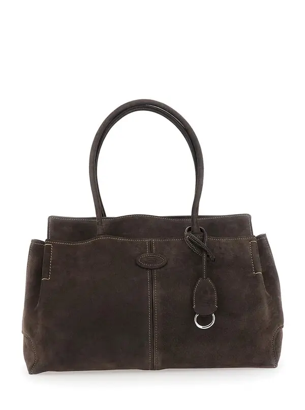 TOD'S Leather Shoulder Bag With Handles - Multicolor