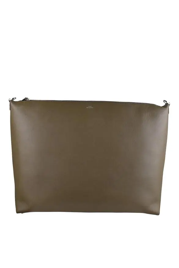 TOTEME Bevel Leather Bag - Green