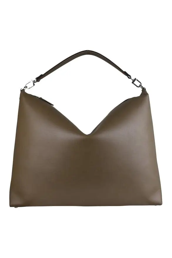 TOTEME Bevel Leather Bag - Green