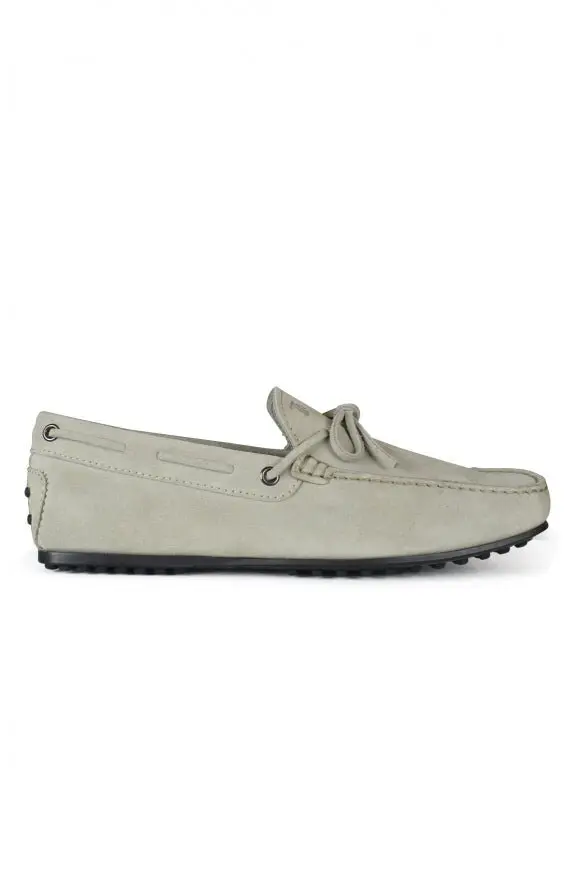 TOD'S Suede Loafers - Gray