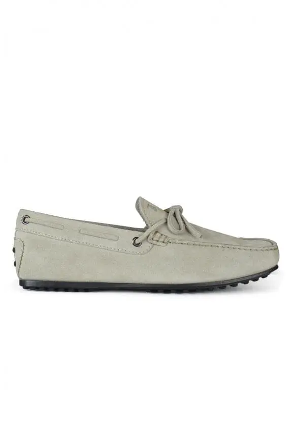 TOD'S Suede Loafers - Gray