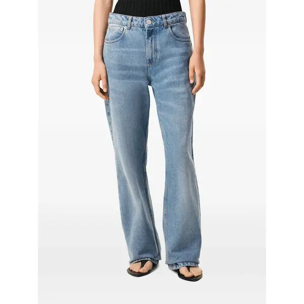 AMI Paris Denim Wide-leg Jeans