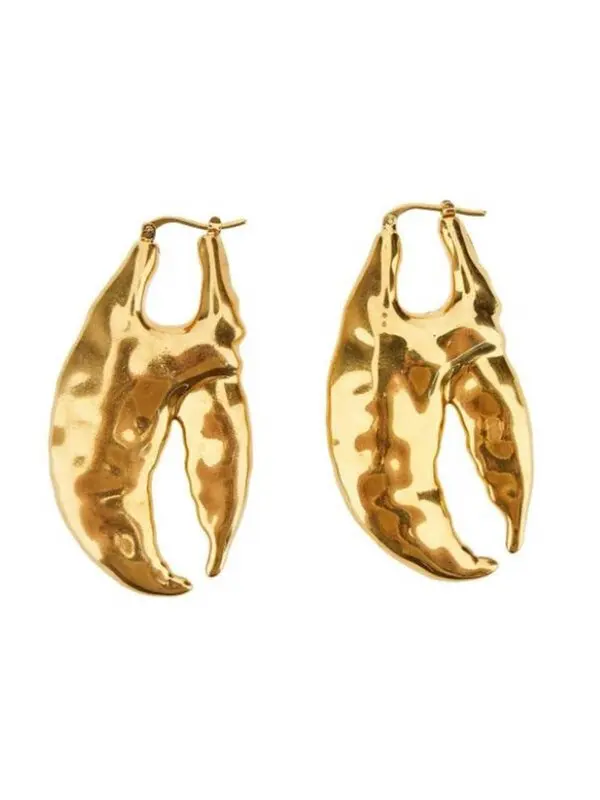 Jacquemus Statement Earrings - Silver