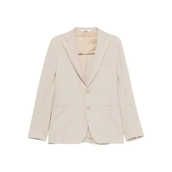 Tagliatore Neutrals Jackets Suit & Dinner Jackets - Cream