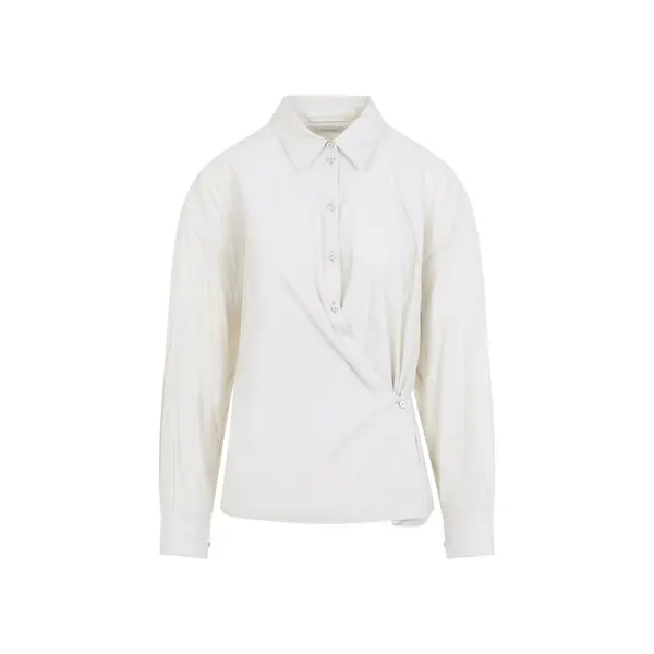 LEMAIRE Straight Collar Twisted Shirt - Multicolor