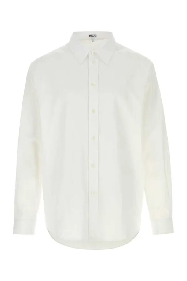 Loewe Poplin Shirt - White