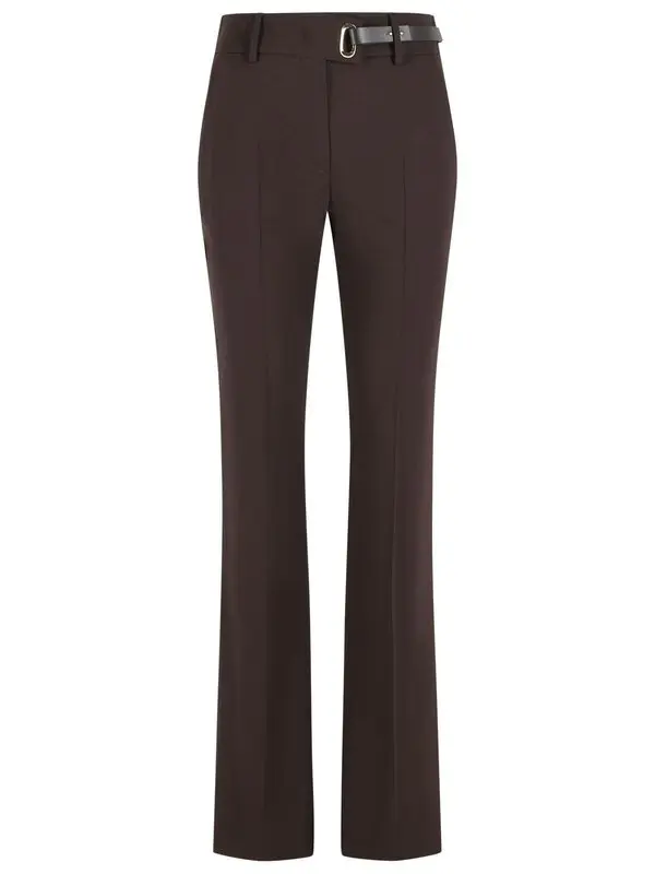 Sportmax Viscose Trousers - Brown